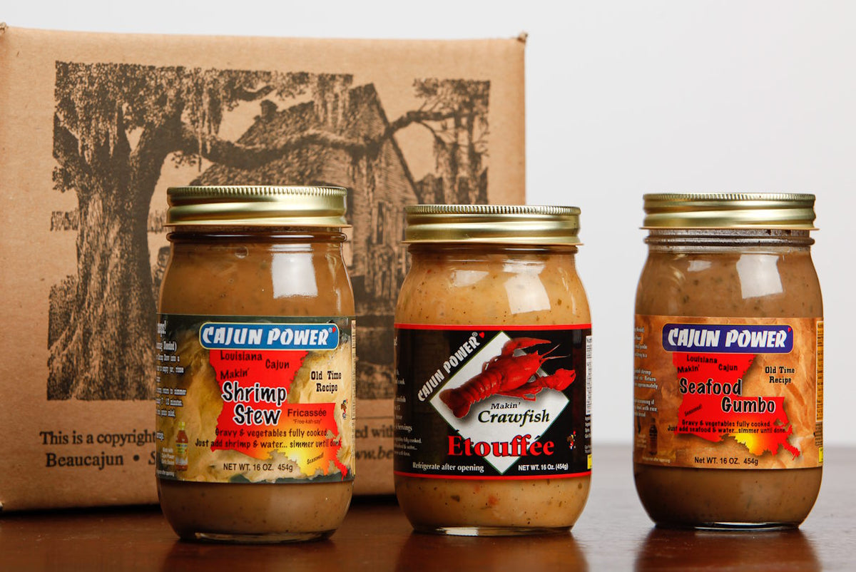 Cajun Party Box (16oz., Pick 3) – Cajun Power